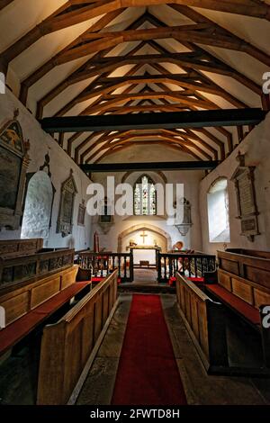Clodock church, dedicated to St Clydawg, King of Ewias, who was ...