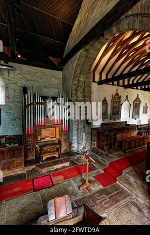 Clodock church, dedicated to St Clydawg, King of Ewias, who was ...