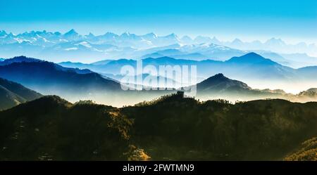 Shimla is on the south-western ranges of the Himalayas at31.61°N 77.10 ...