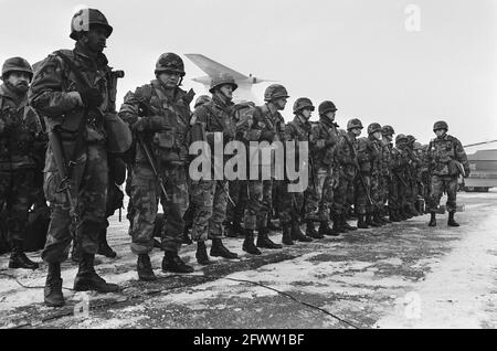 At Schiphol today a number of American participants in the NATO exercise Reforger, which is held ...
