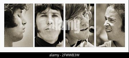THE DOORS with Jim Morrison about 1967 Stock Photo - Alamy