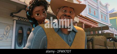 SPIRIT UNTAMED, Pru Granger (voice: Marsai Martin) riding Chica Linda ...