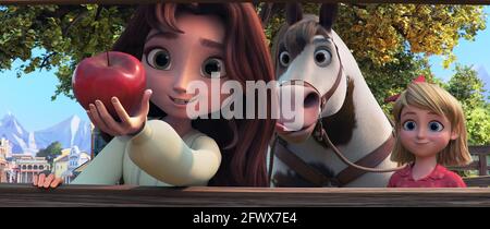 SPIRIT UNTAMED, from left: Spirit, Lucky Prescott (voice: Isabela ...