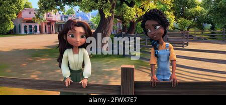 SPIRIT UNTAMED, from left: Lucky Prescott (voice: Isabela Merced ...