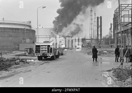 Disaster at DSM in Beek (Limburg); extinguishing activities at exploded ...