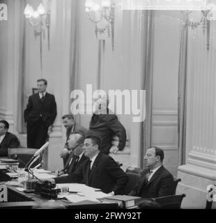 The government table in the House of Representatives, October 13, 1971 ...