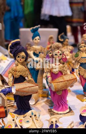 handmade doll made of natural fiber called fique, Furcraea andina Stock ...