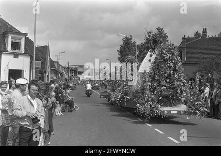 Rijnsburgs bloemencorso, August 5, 1972, BLOEMENCORSOS, The Netherlands ...