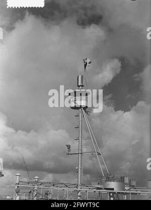 Hr.ms. Recording vessel Snellius (1952-1972) Arrival in Den Helder from ...