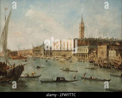 The Painting Venice: The Basin of San Marco on Ascension Day by Italian ...
