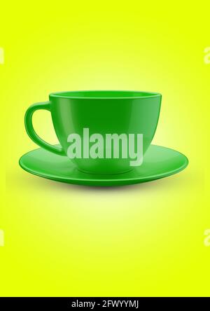 Set of ceramic coffee cup with cap for cappuccino, americano, espresso ...