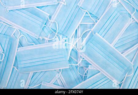 New surgical mask mouth protection mouthpieces, isolated Stock Photo ...