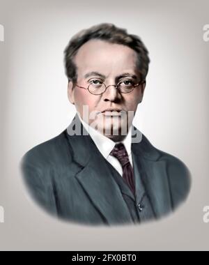 Portrait of the composer and organist Max Reger (1873-1916), 1900s ...