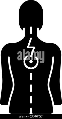 Muscle spasm icon. Simple element from digital disruption collection ...