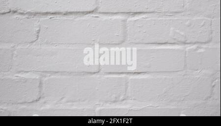 Wide 4K white brick wall background Stock Photo - Alamy