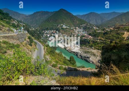 Devprayag ; Panch Prayag of Alaknanda River where Alaknanda, Saraswati ...