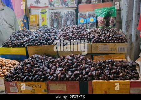 Box of Eat Me dates Stock Photo - Alamy