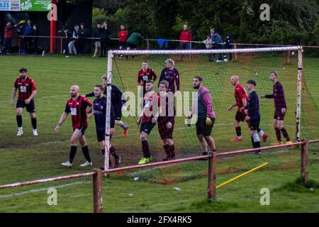Tondu Robins v Carn Rangers at Pandy Park on the 25th May 2021. Credit ...