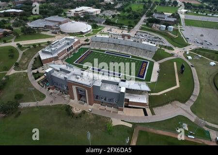 An aerial view of Panther Stadium at Blackshear Field on the campus of ...