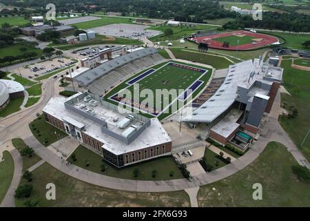 An aerial view of Panther Stadium at Blackshear Field on the campus of ...
