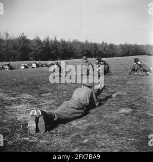 Handing in of weapons by the Germans. German soldiers in the weapons ...