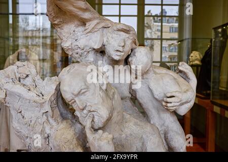 Paris, France, Inside, Rodin Museum, Sculpture Auguste Rodin, musee ...