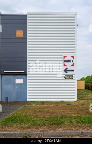 Exterior view of a Darty store, a French company specializing in ...