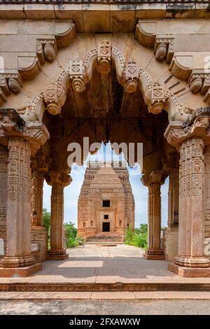 The Gateway in the Fort at Gwalior, India, is an architectural landmark ...