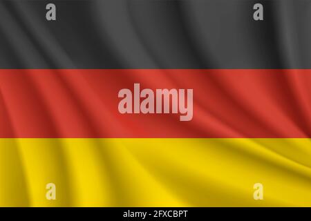 3D Realistic waving Flag of Berlin is a state of Germany on transparent ...