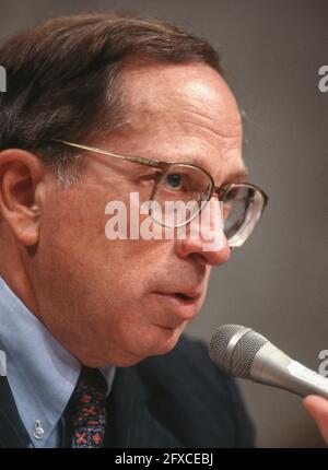 WASHINGTON, DC, USA, MARCH 31, 1993 - U.S. Senator Sam Nunn (D-Georgia ...