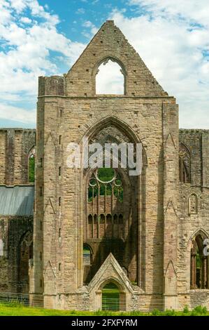 Tintern Abbey, Monmouthshire, Wales, a Cistercian Abbey Stock Photo - Alamy