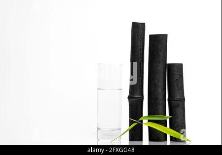 Bamboo charcoal water filter sticks. Natural bamboo charcoal is a ...