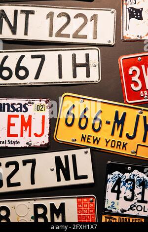 Yellow directional road sign with word Stara Podgora, Old Podgora ...