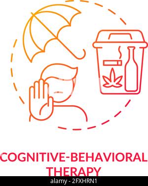 Cognitive behavioral therapy concept icon Stock Vector Image & Art - Alamy