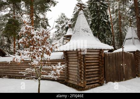 The gates of the temple complex of the Smolensk Icon of the Mother of ...