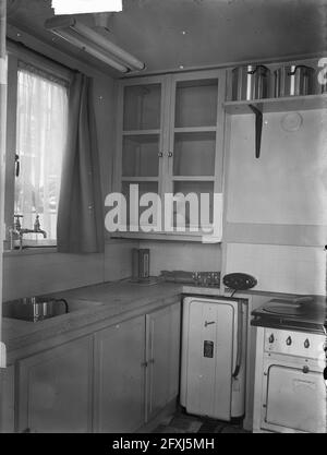 Houseboat in Amstel, 22 May 1950, houseboats, The Netherlands, 20th ...