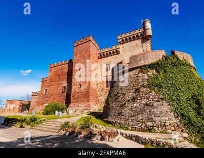 Castle of Castelldefels, Catalonia, Spain Stock Photo - Alamy