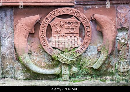 Coat of arms on Thomas, Lord Dacre tomb, Chapel of St Catherine ...