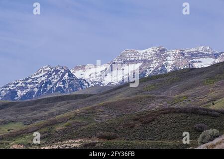 Mount Timpanogos backside view near Deer Creek Reservoir Panoramic ...