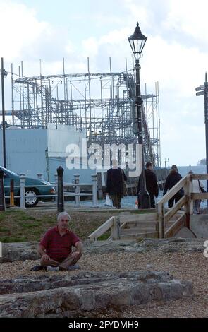 LOCAL HISTORIAN JOHN GOODALL ON THE SPOT WHERE IT IS PROPOSED THE ...