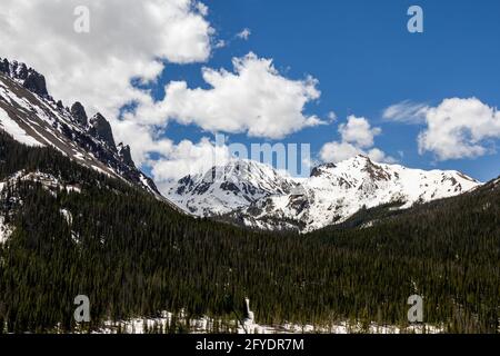 Cameron Pass Mountain Valley Stock Photo - Alamy