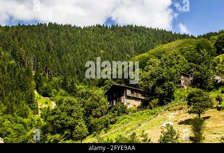 Unique mountain view in turkey with residential areas on it, perfect ...