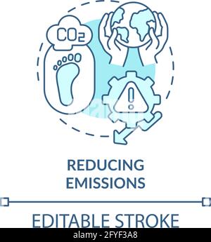 Reduce your carbon footprint logo. Net zero emission. Carbon neutrality ...