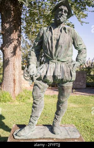 Statue of Francisco Pizarro (Spanish explorer and conqueror of Peru) in ...