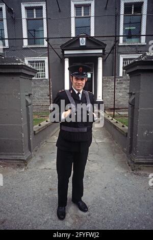 STRABANE, UNITED KINGDOM - SEPTEMBER 1978. RUC and British Army Vehicle ...