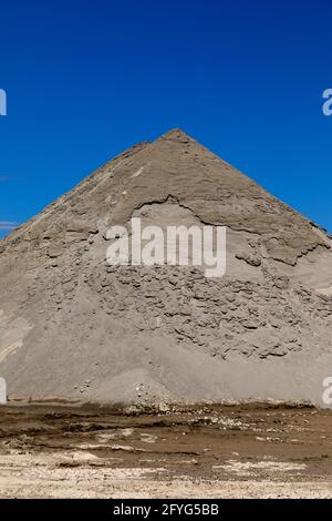 Sand mounds in gravel pit. Ontario Canada Stock Photo - Alamy