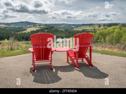Overview of historic Fort Walsh, a national historic site in the ...