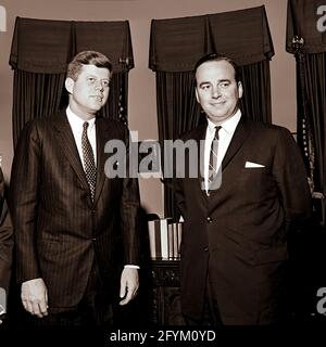 President John F. Kennedy with Rupert Murdoch and Zell Rabin Stock ...