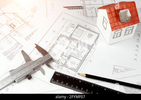 measuring, drawing, blueprint, architect, drawings, blueprints, floor ...