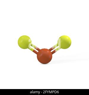 Pyrite molecule, illustration Stock Photo - Alamy